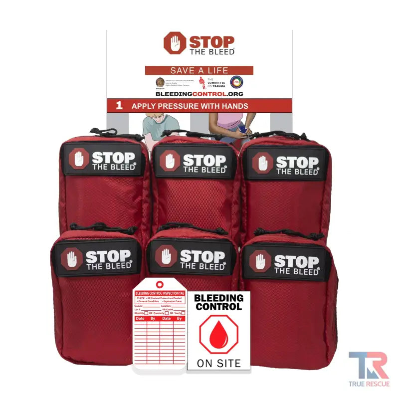 STOP THE BLEED Package - California AB 2260 Compliant (6 Kits) - www ...